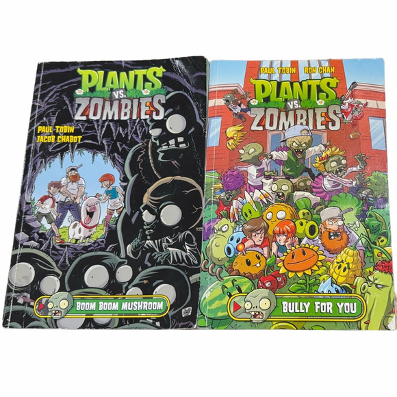 plants zombies | Toys | Plants Vs Zombies Comic Book Set Of 2 Graphic ...